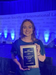 Congratulations to Sydney Robson on Winning the 2025 ILSA Student Deak ...